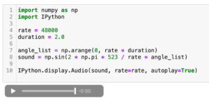 【Python基礎】Jupyter Notebookで音を鳴らしたり、保存する方法 | 3PySci