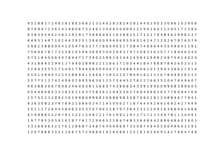 【matplotlib】印刷できる乱数表を作成する方法[Python] | 3PySci