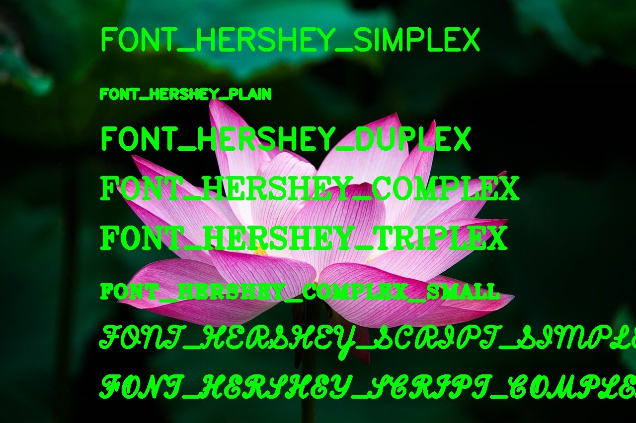 【openCV】テキスト（文字列）や図形（線、矢印、四角形、丸、マーカー）を表示する方法[Python] | 3PySci