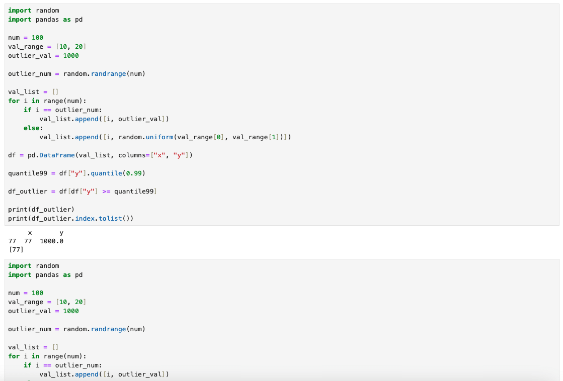 【Pandas】外れ値を除去したり、置換する方法[Python] | 3PySci